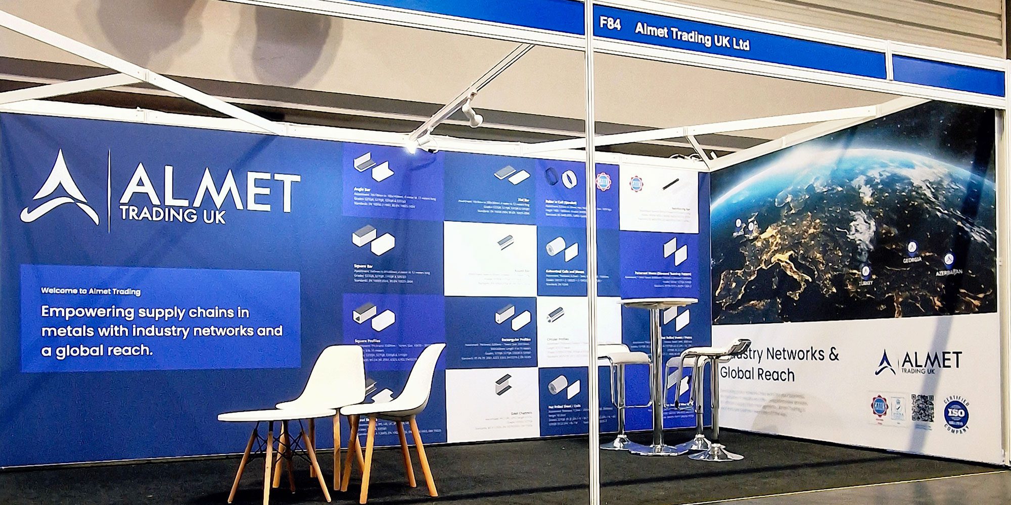 Creative Modular Exhibition Stand | Almet UK Metals Expo